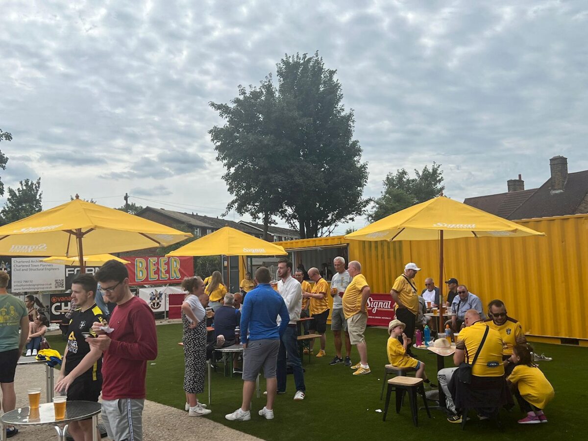 Pre-match music in fanzone