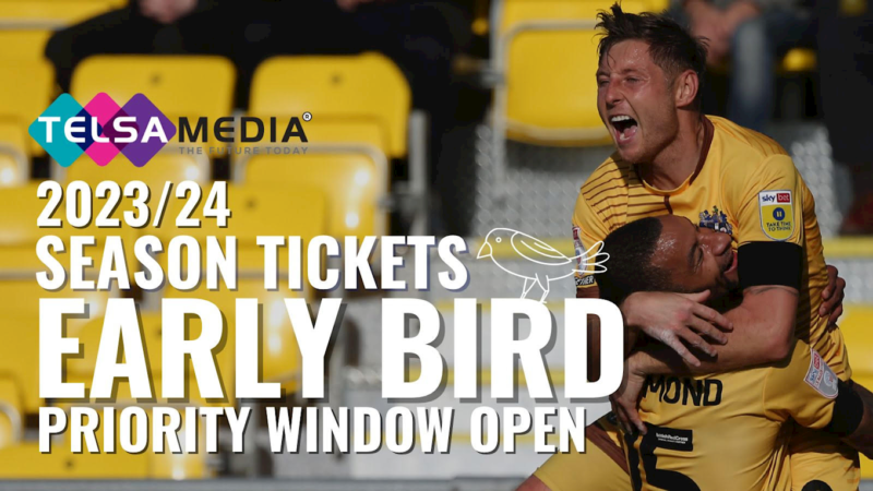 2023-24 season tickets - Early Bird renewals now open