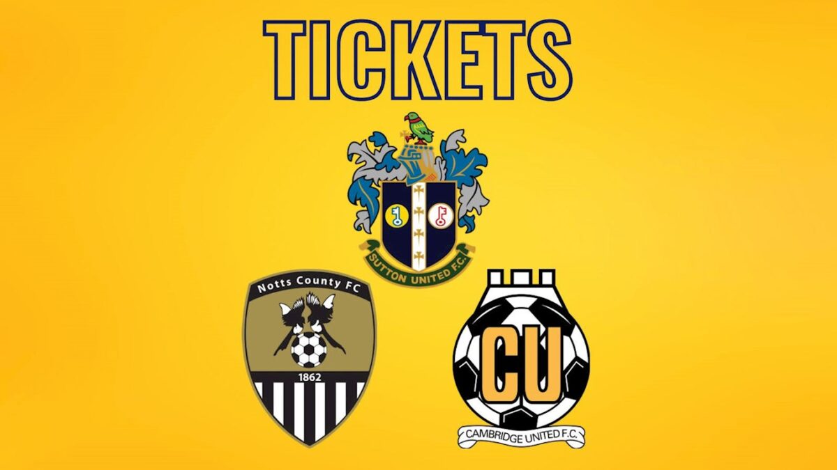 Notts County and Cambridge United ticket information