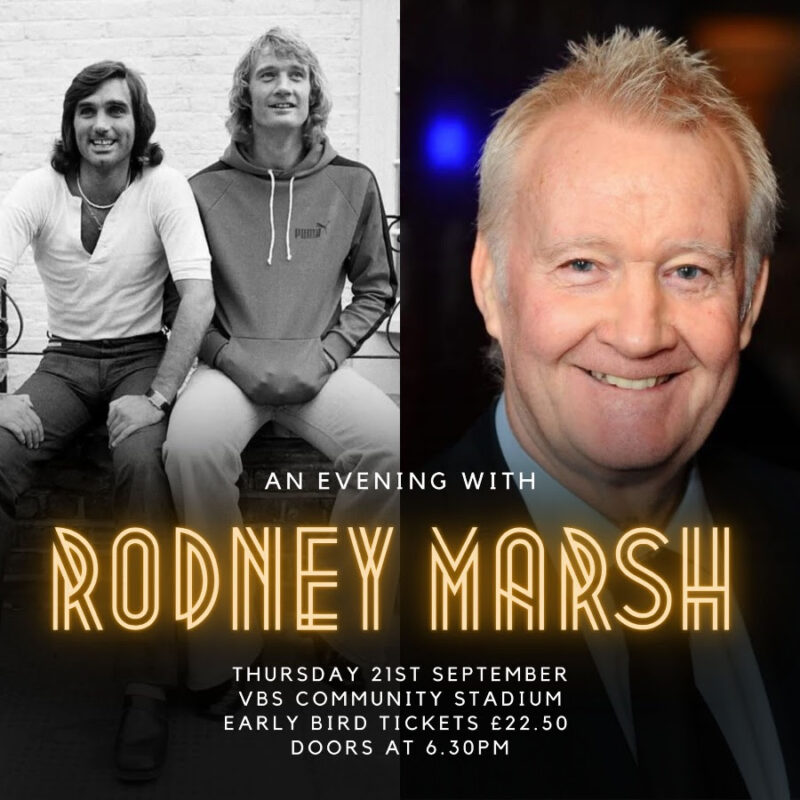 An Evening with Rodney Marsh - Thursday 21 September