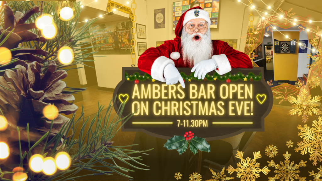 Ambers Bar open on Christmas Eve