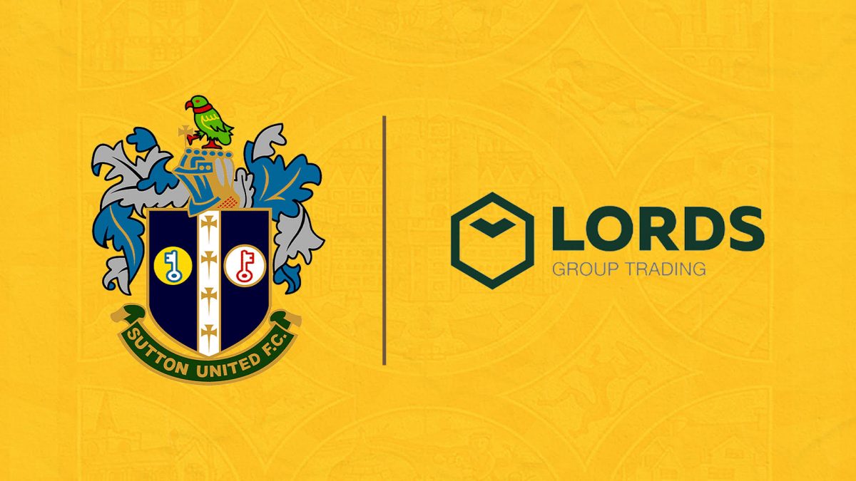Sutton United FC announces continuation of partnership with Lords Group ...